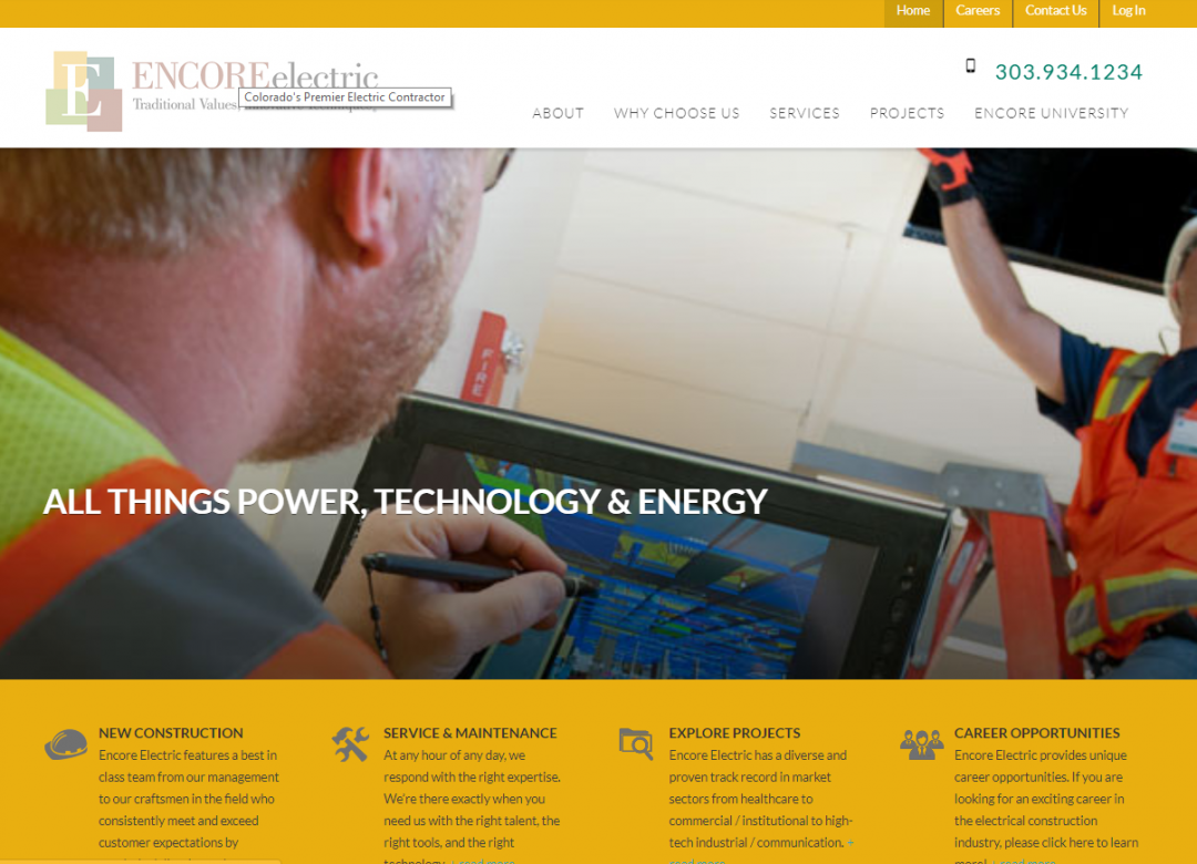 Encore Electric Launches New Website - Encore Electric