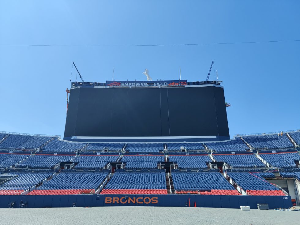 Powering the Scoreboard at Empower Field at Mile High - Encore Electric