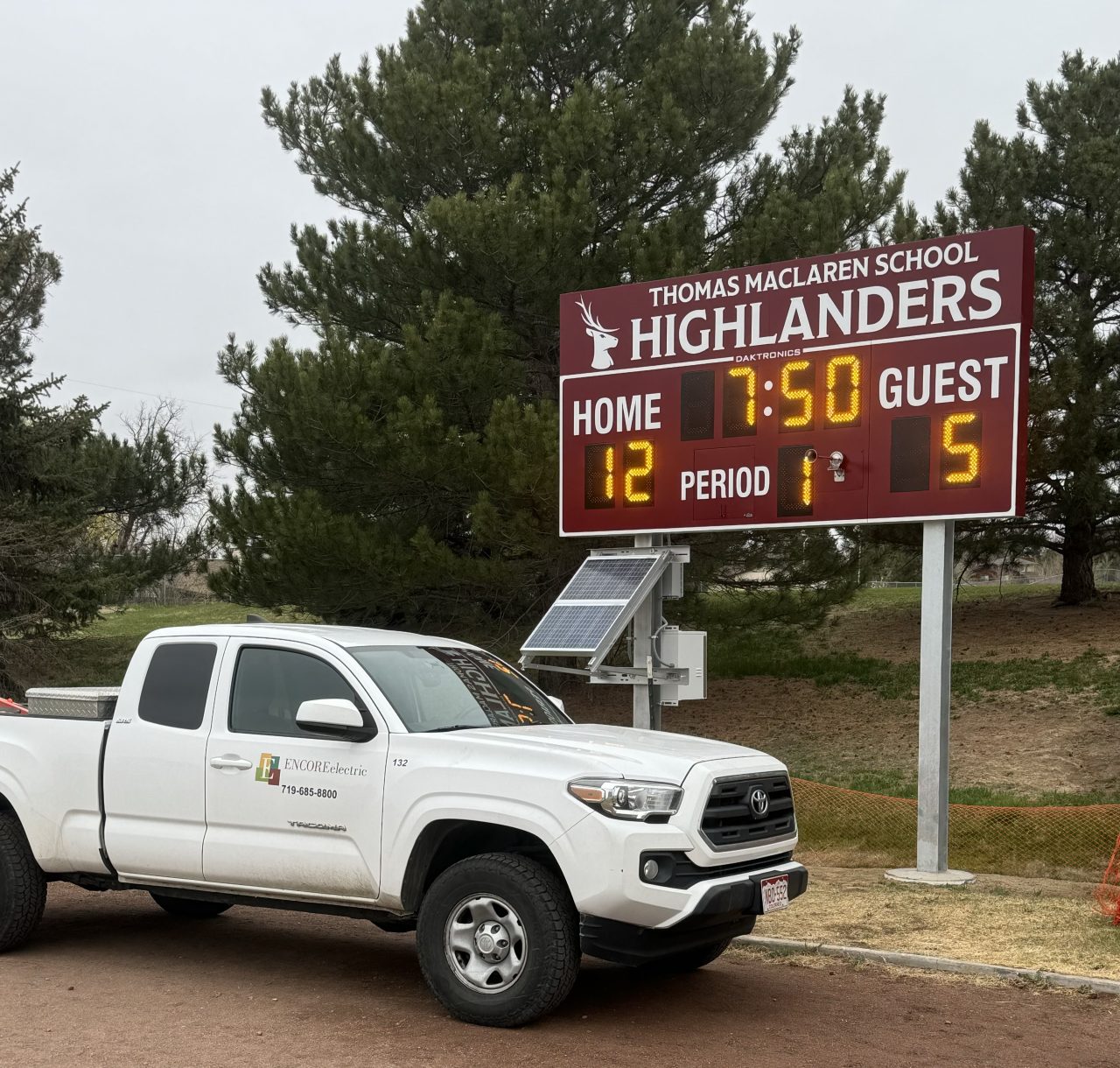 Encore Electric and GE Johnson Team Up to Donate Scoreboard - Encore ...